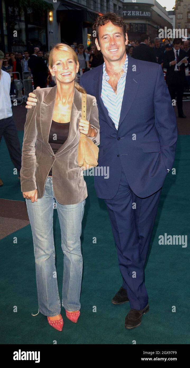 Ulrika Jonsson and her husband Lance Gerald Wright at the premiere for ...