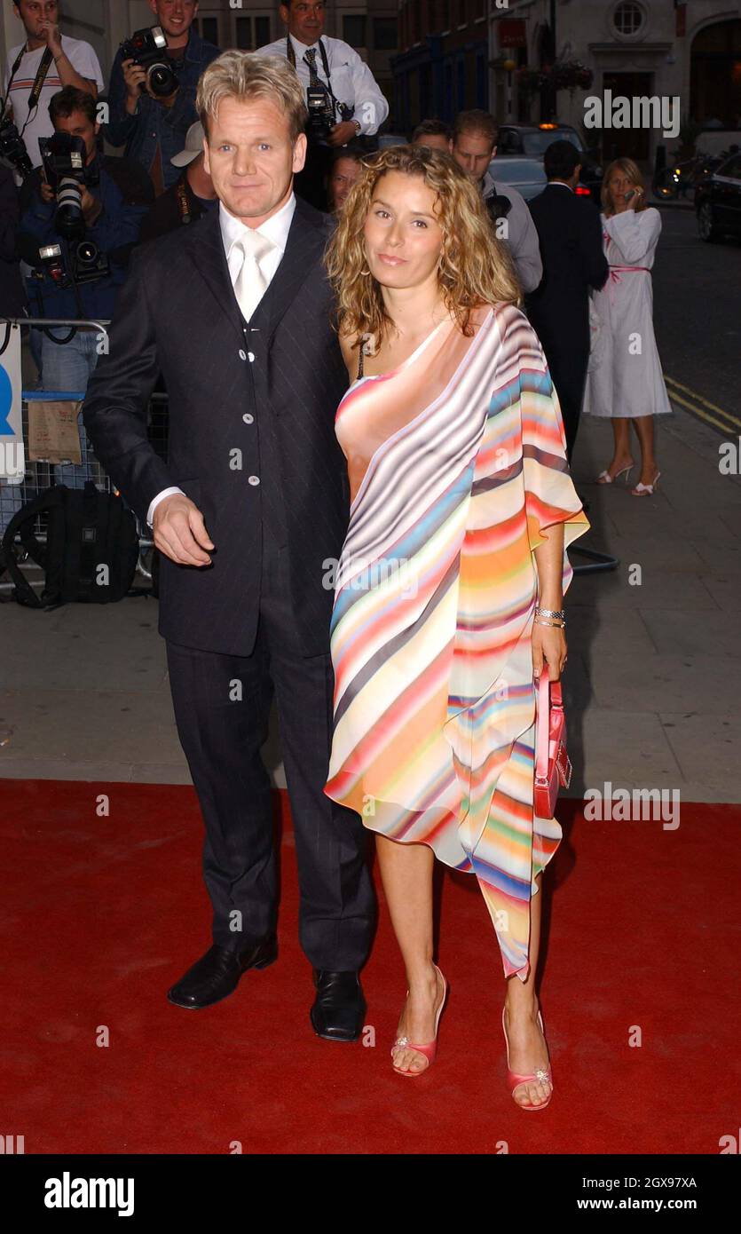 Gordon Ramsay and partner at the GQ Men of the Year Awards at the Royal ...