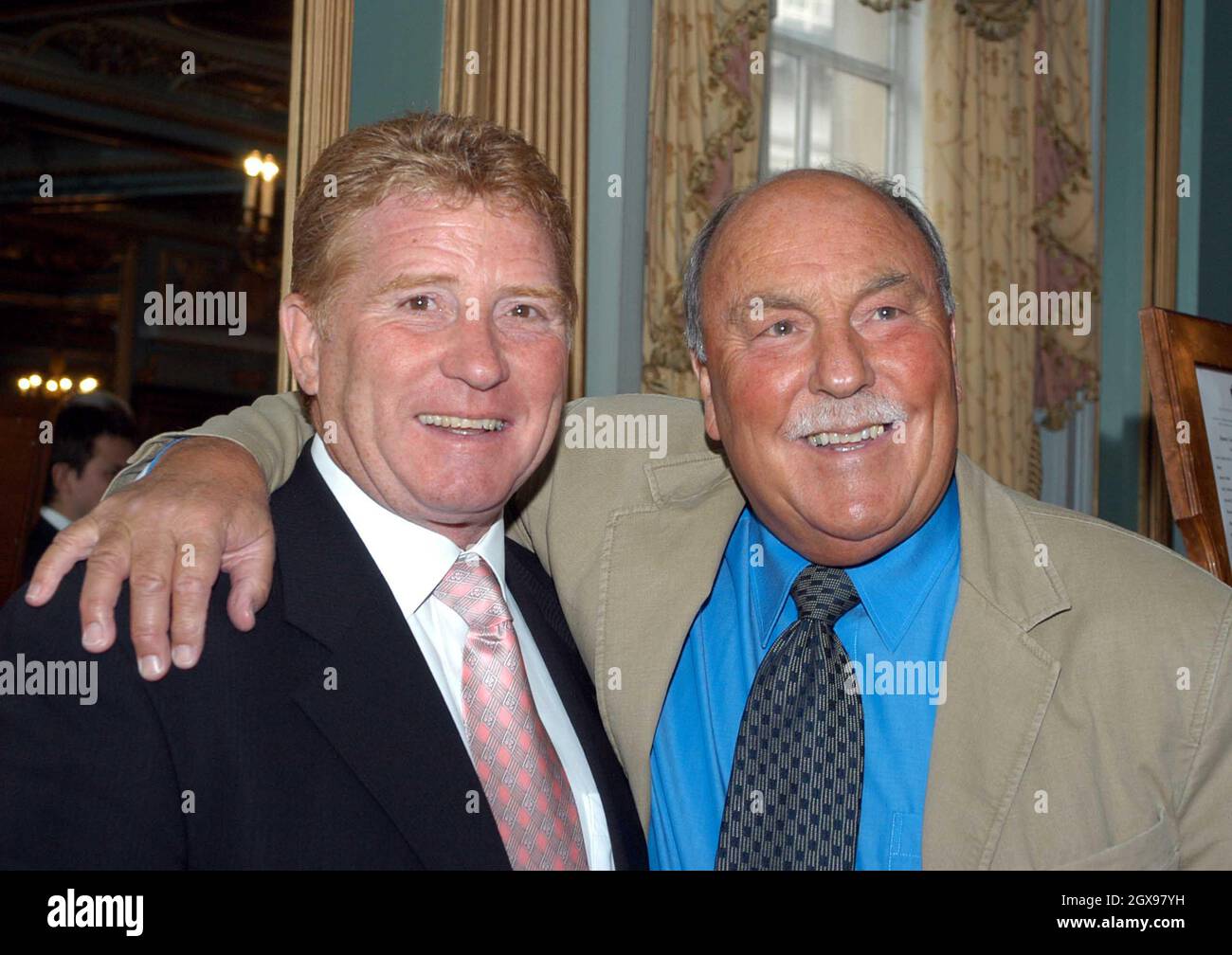 Alan Ball and Jimmy Greaves, footballers, at a Sports Luncheon held at ...