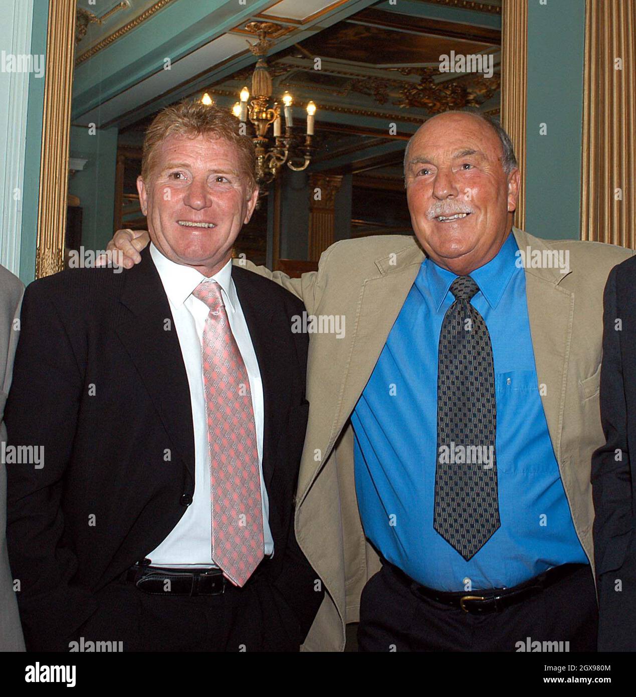 Alan Ball and Jimmy Greaves, footballers, at a Sports Luncheon held at ...