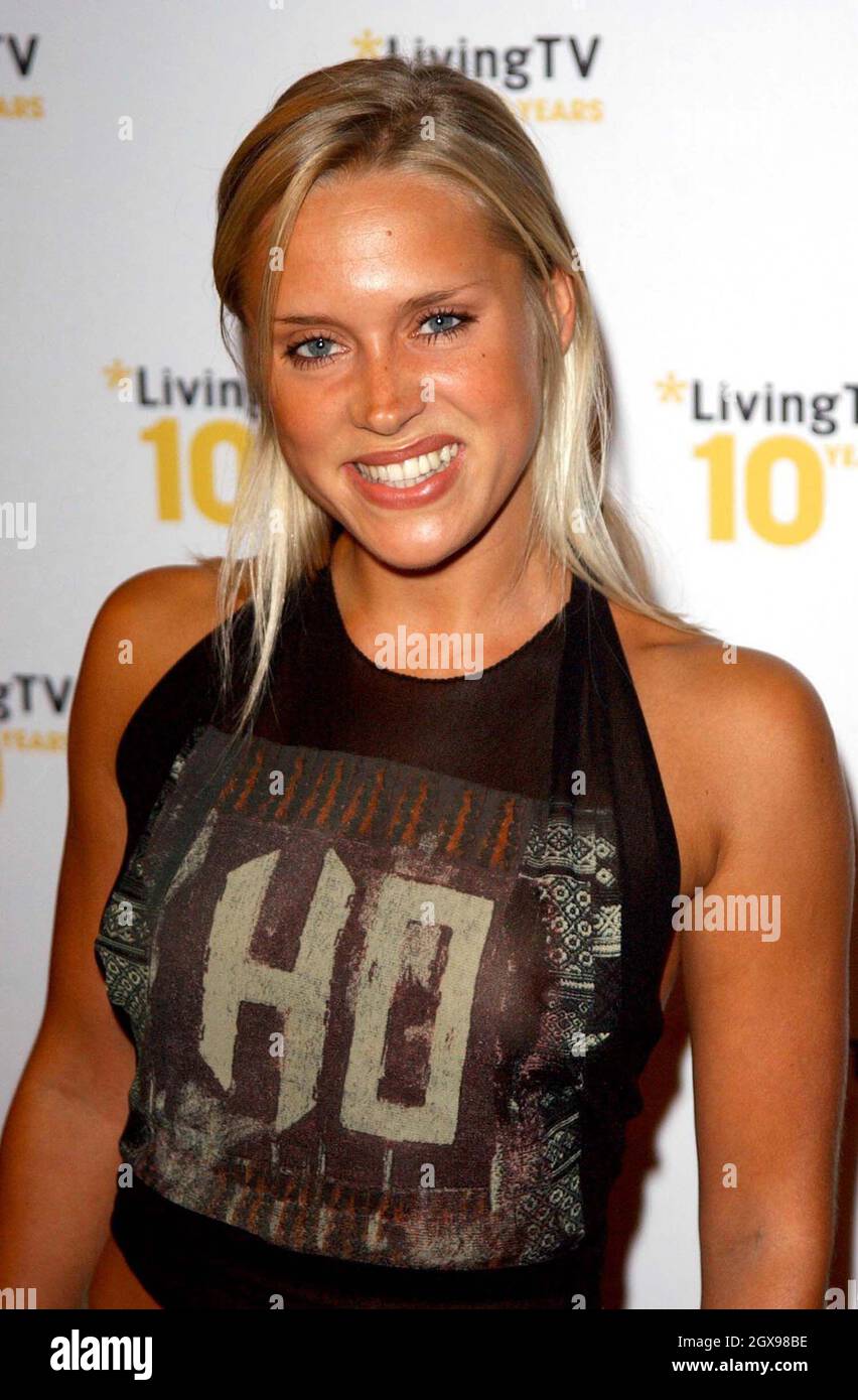 Beth Cordingly from The Bill arriving at the 10th birthday of Living TV ...