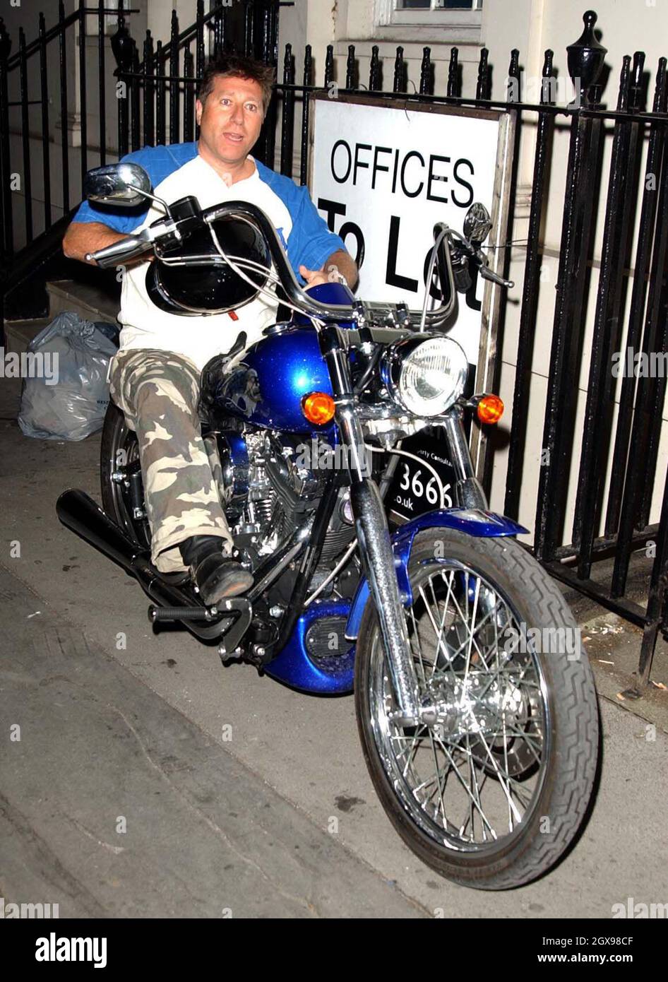 Doctor Fox on his motorbike at the Helena Christensen Photography ...