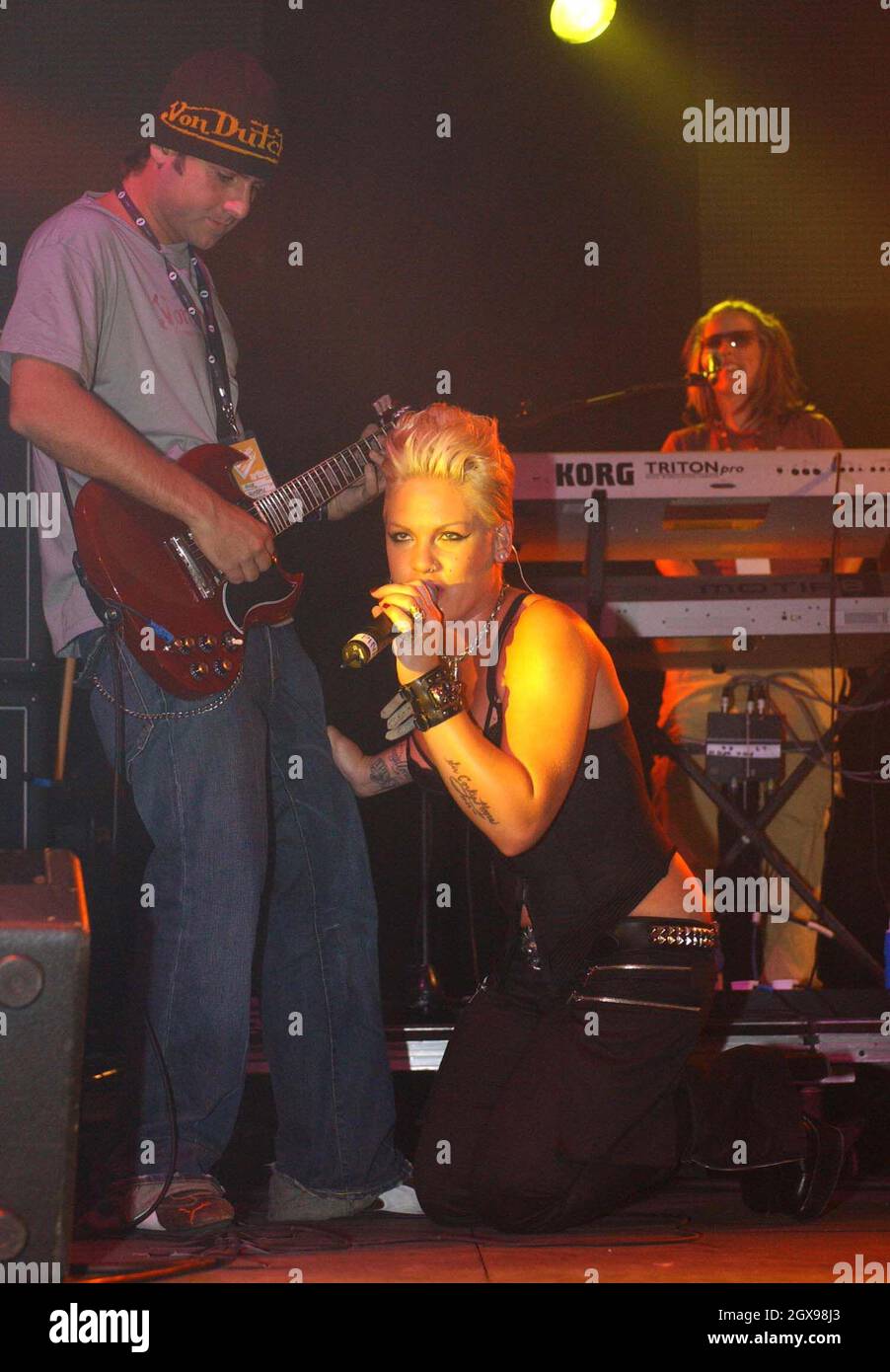 Pink performs live at Radio 1's Big Weekend in Cardiff Stock Photo - Alamy