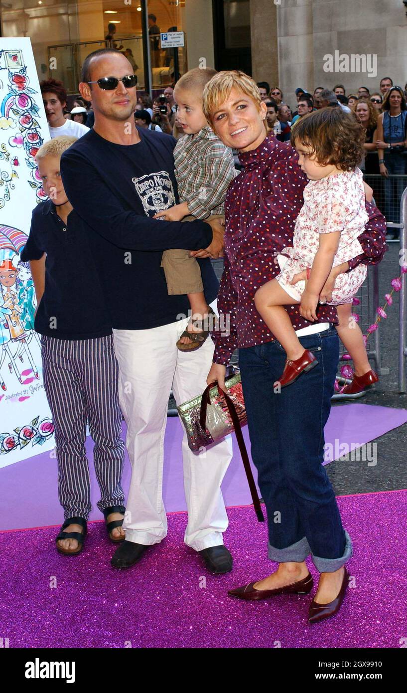 Patsy Palmer, actress, and family at the English launch of Madonna's ...