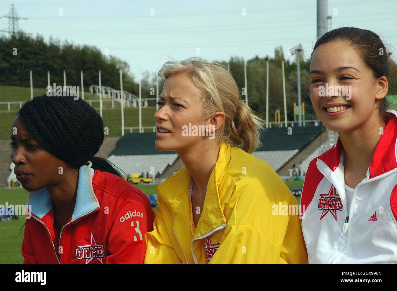 Terri Dwyer, Josie DÃ•Arby and Miss World at Channel 4's The Games at ...