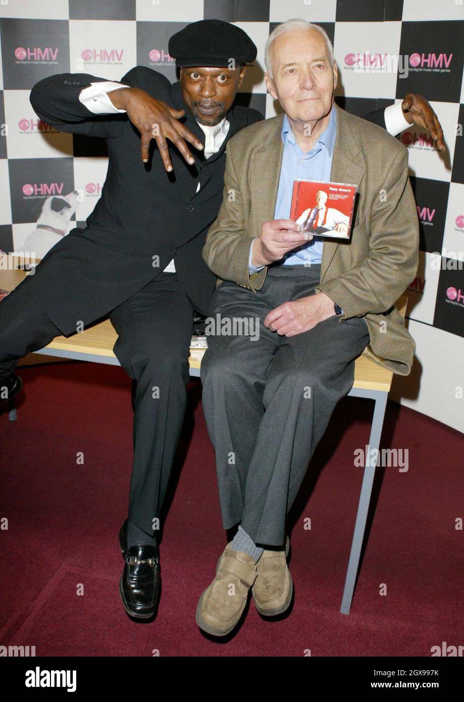 Tony Benn signed copies of a cd featuring a collection of his speaches ...