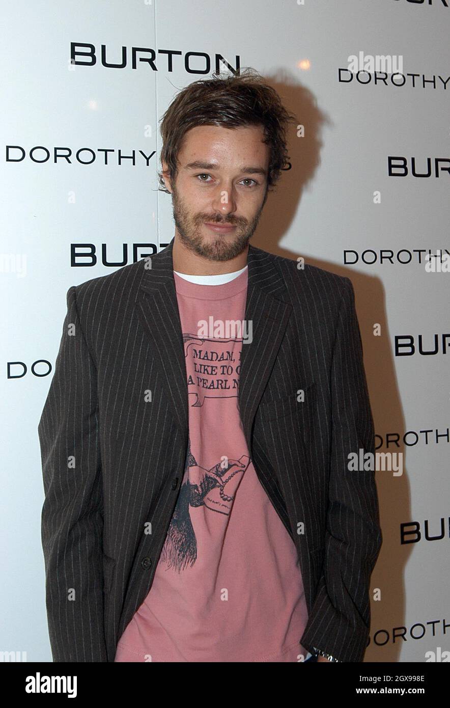 James Gooding at the Burton and Dorothy Perkins new store launch in ...