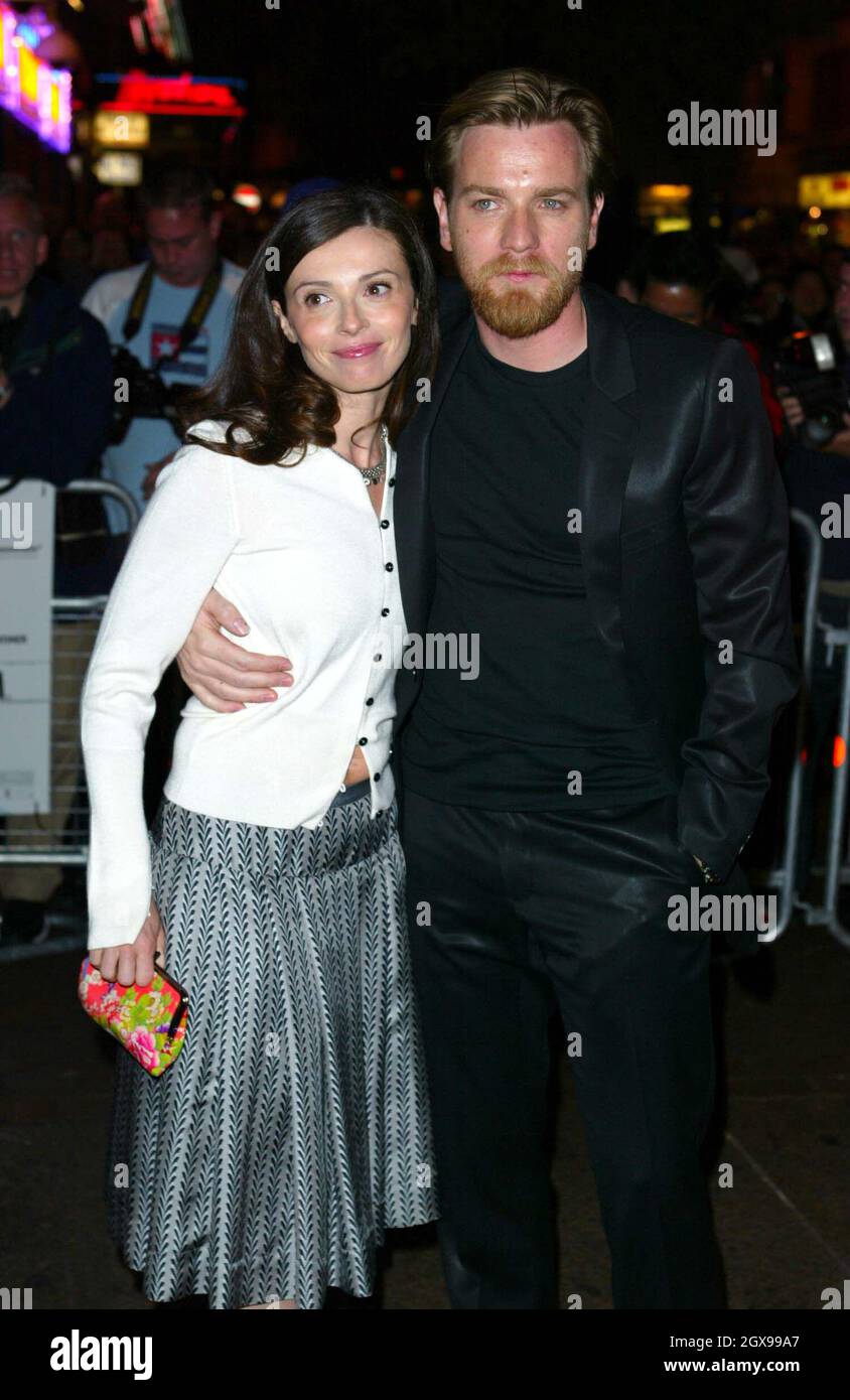 Ewan and Eve McGregor arrive for the film premiere of Young Adam Stock ...