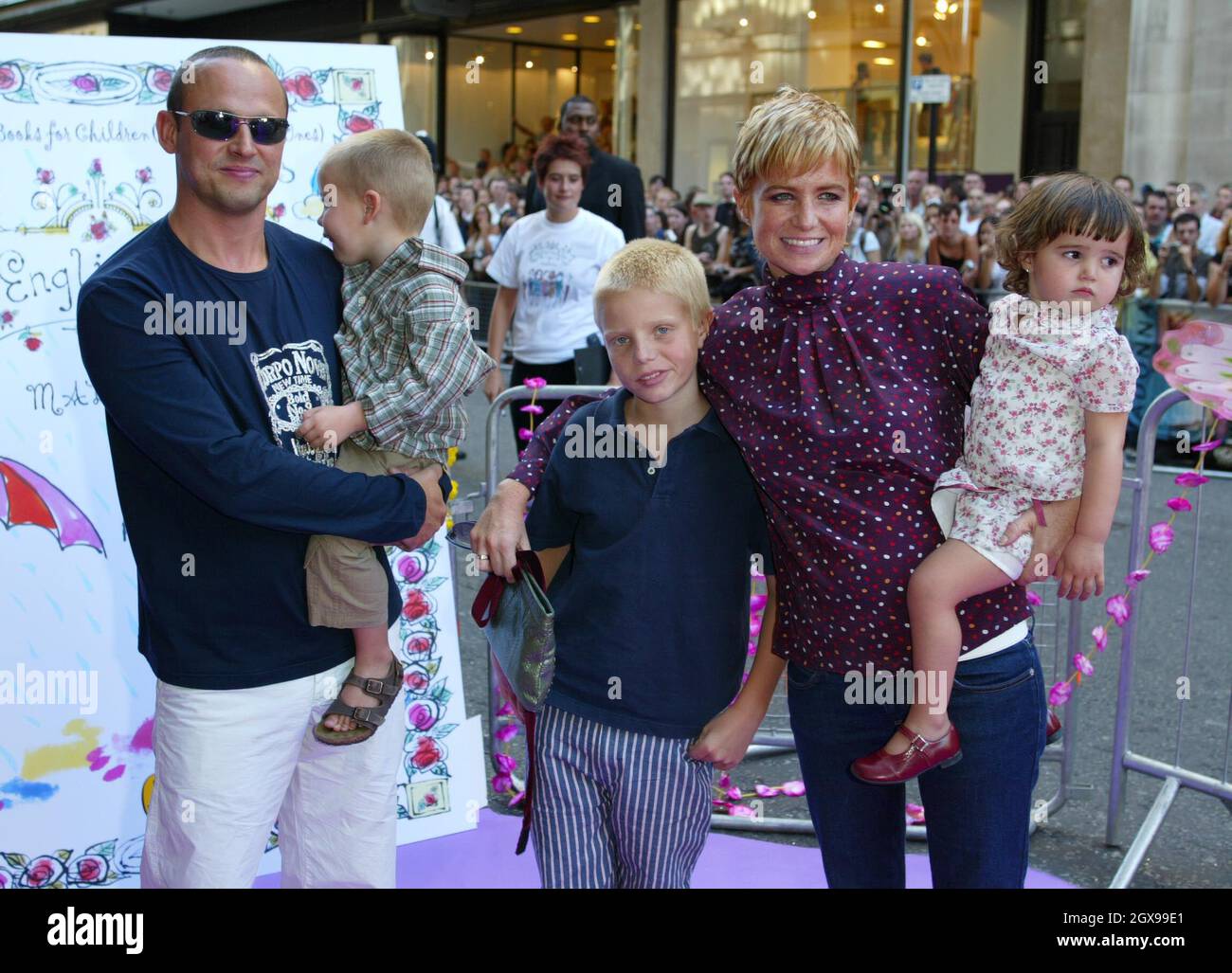 Patsy Palmer, actress, and family at the English pre launch of Madonna ...