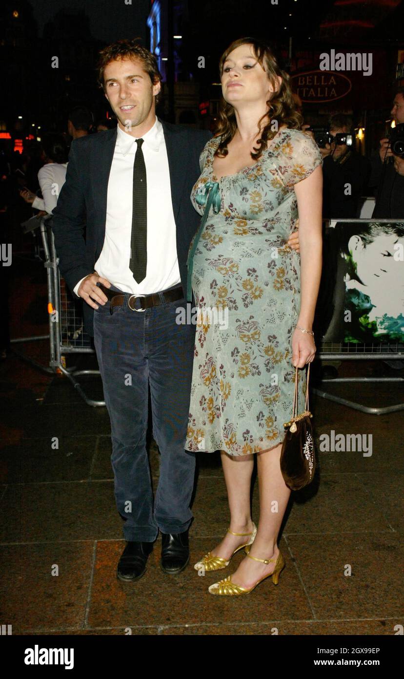Emily Mortimer and husband Alessandro Nivola at the London premiere of ...