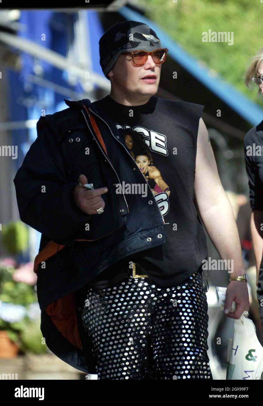 Adam Ant out and about up to his crazy antics in North London Stock ...