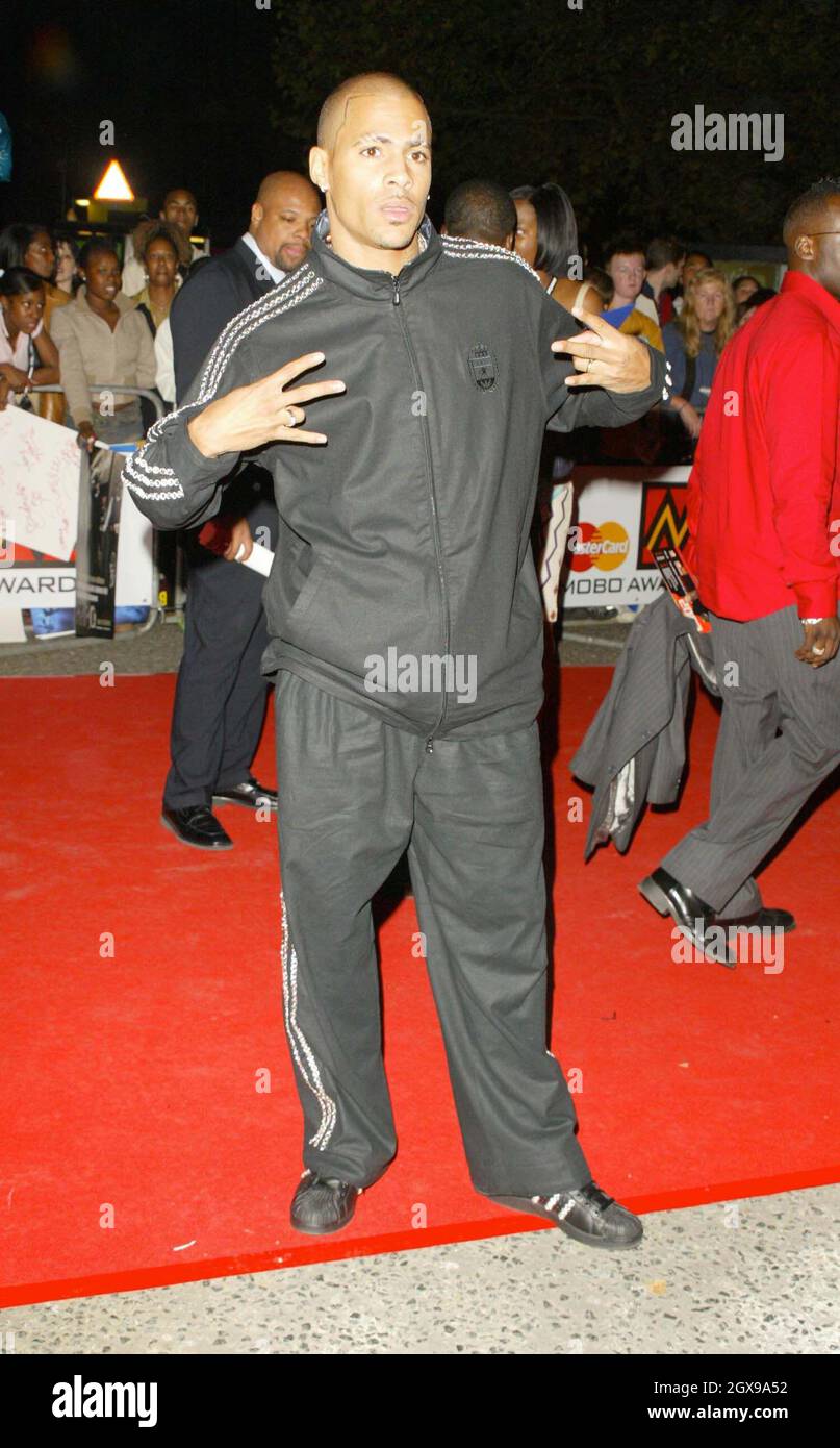 MC Harvey at the MOBO Awards, which was held at the Royal Albert Hall ...