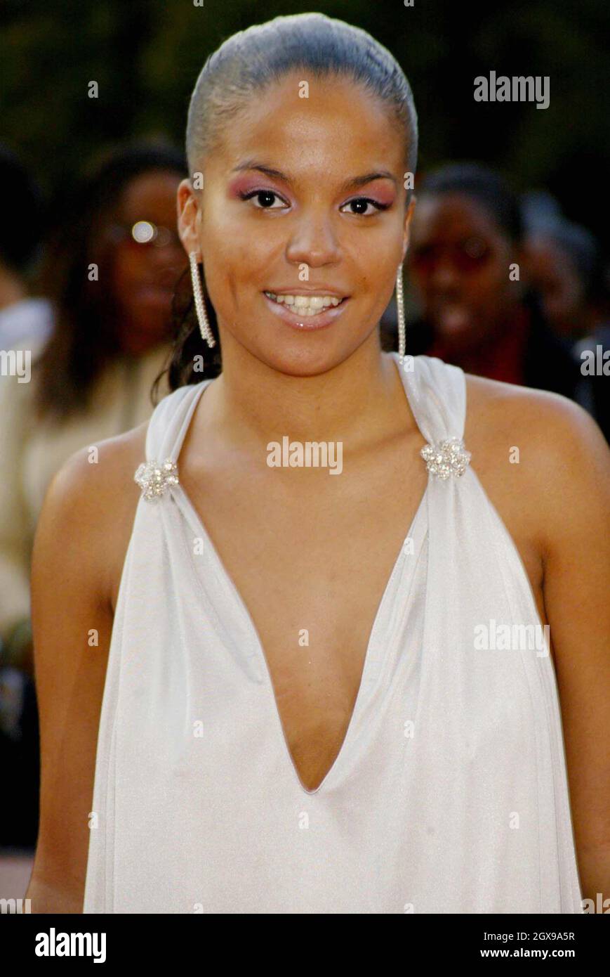 Miss Dynamite at the MOBO Awards, which was held at the Royal Albert Hall in London. The name of ...