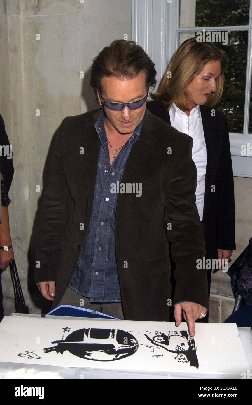 Bono at Peter And The Wolf launch at City Hall in Dublin Stock Photo ...