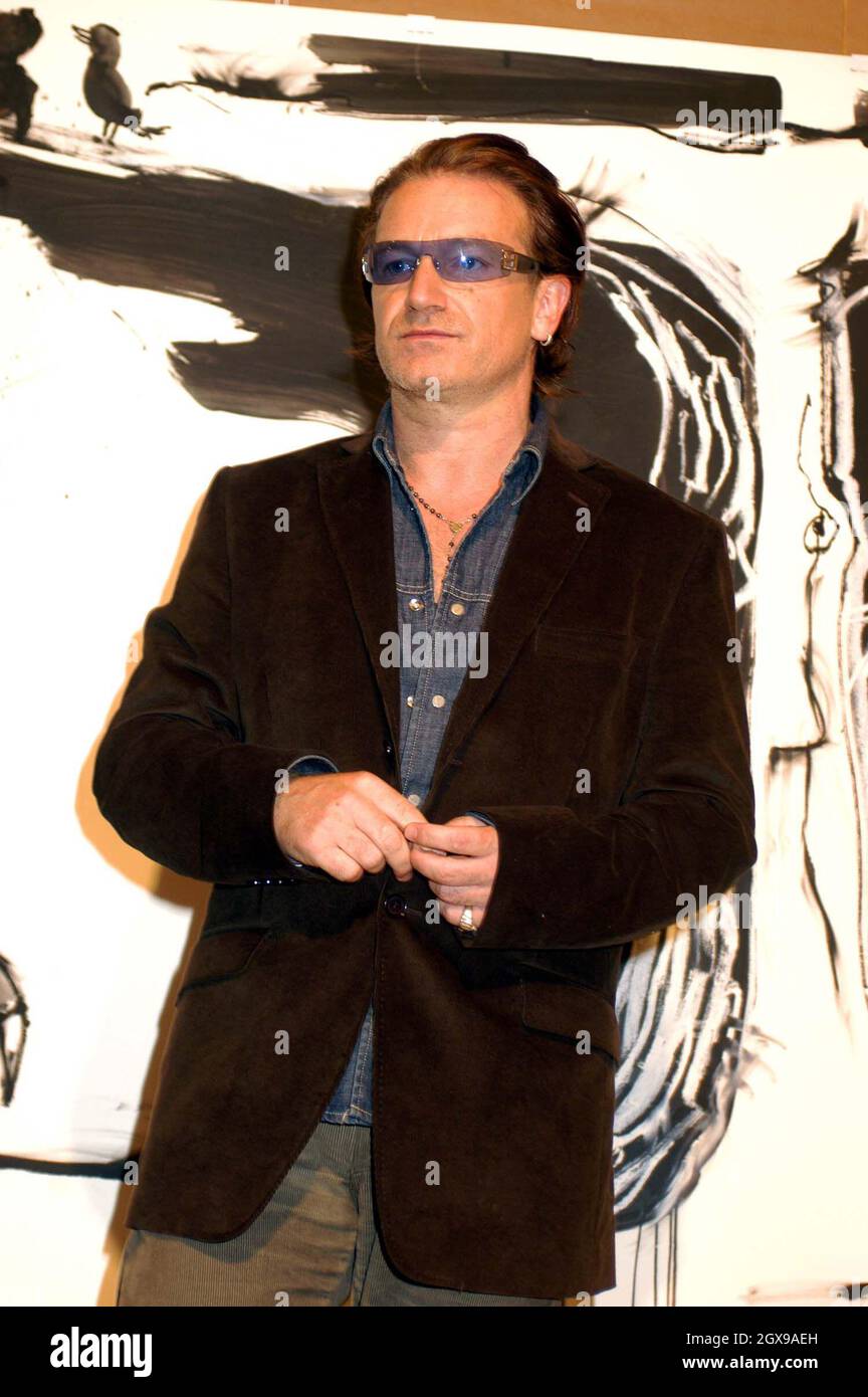 Bono at Peter And The Wolf launch at City Hall in Dublin Stock Photo ...