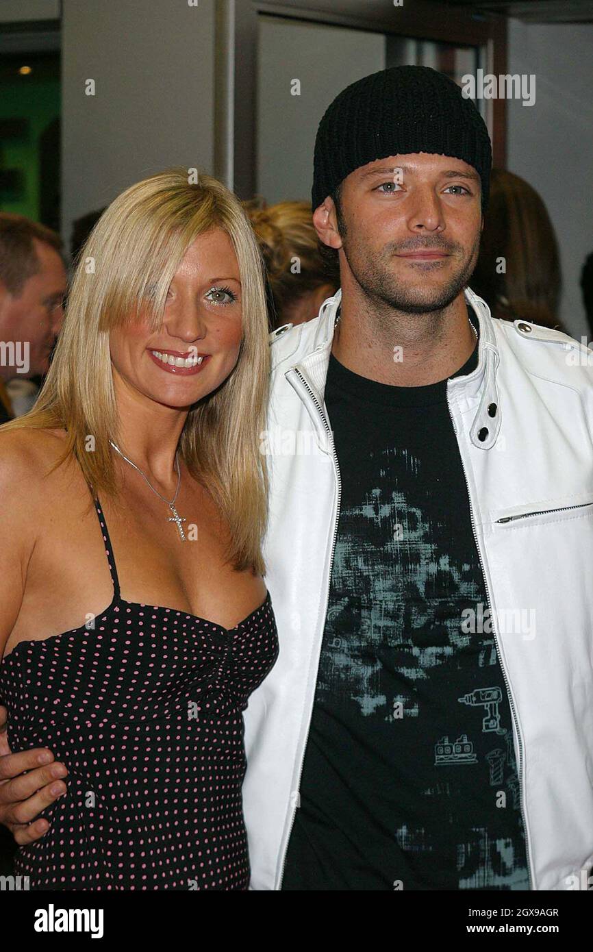 James from the Fames Academy and his Girlfriend at the film premiere of ...