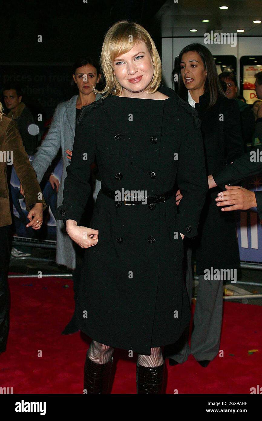RenÃ©e Zellweger at the film premiere of 'Down with love' at the Odeon ...