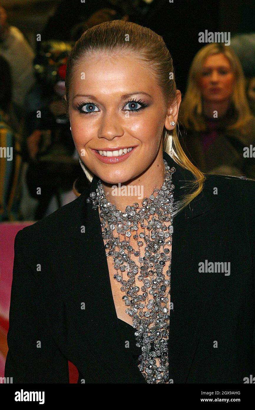 Suzanne Shaw at the film premiere of 'Down with love' at the Odeon ...