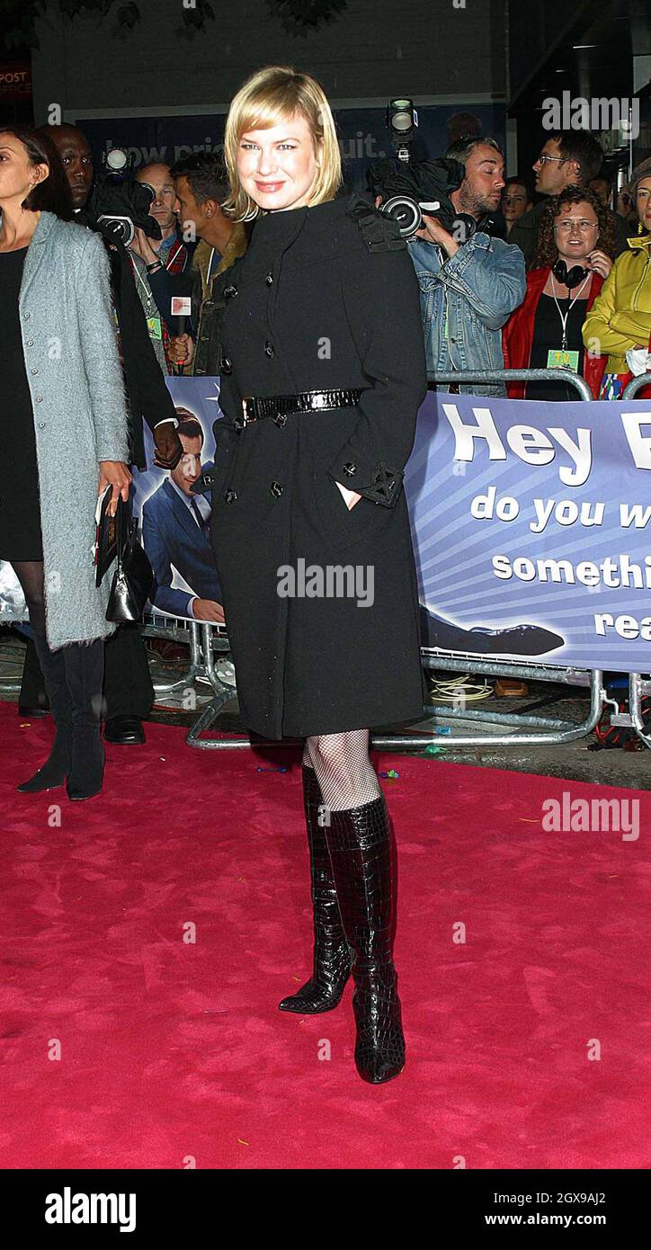 RenÃ©e Zellweger at the film premiere of 'Down with love' at the Odeon ...