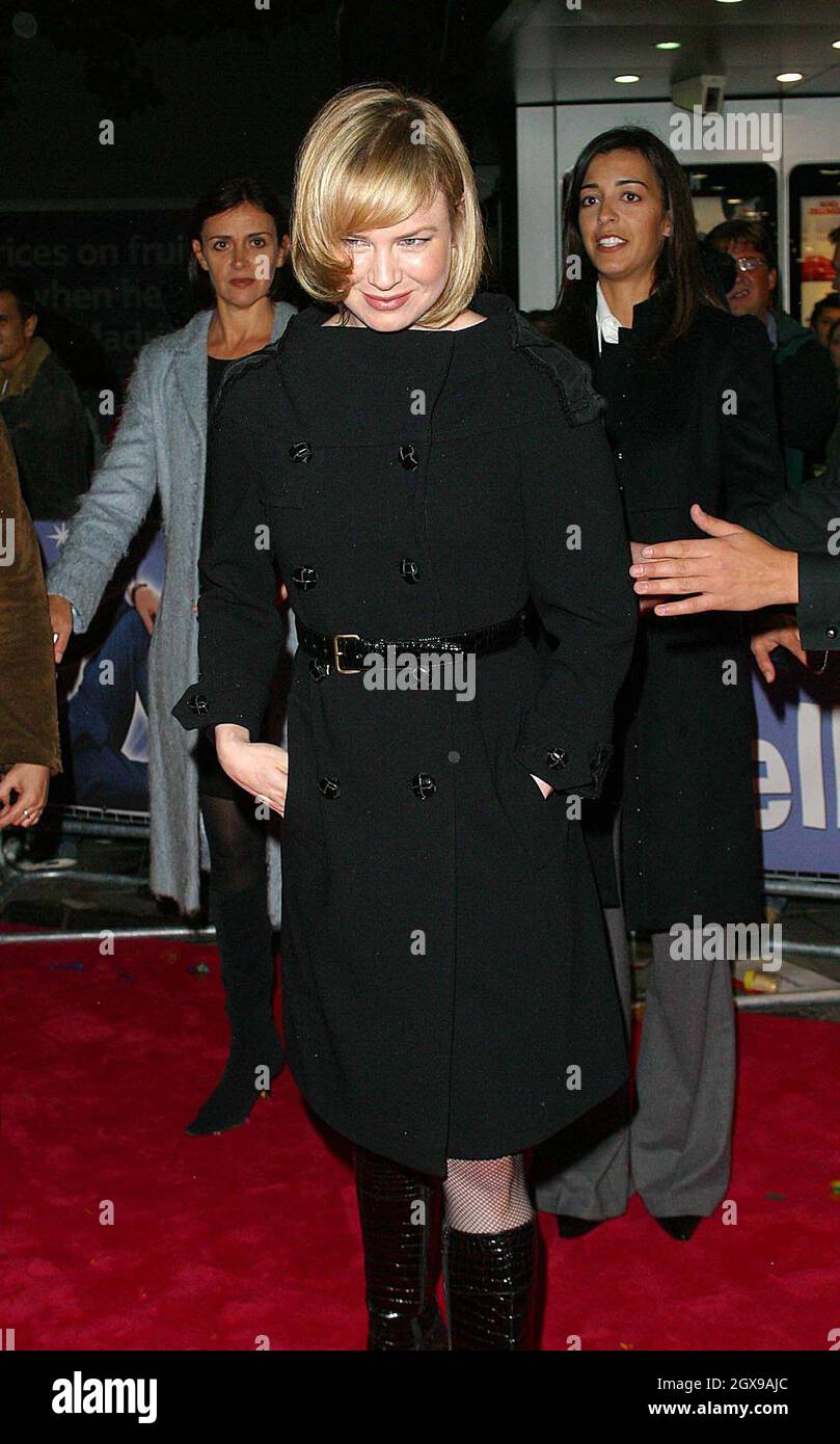 RenÃ©e Zellweger at the film premiere of 'Down with love' at the Odeon ...