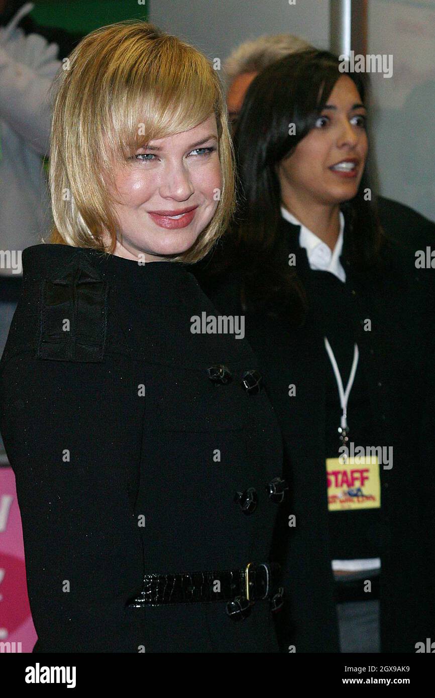 RenÃ©e Zellweger at the film premiere of 'Down with love' at the Odeon ...