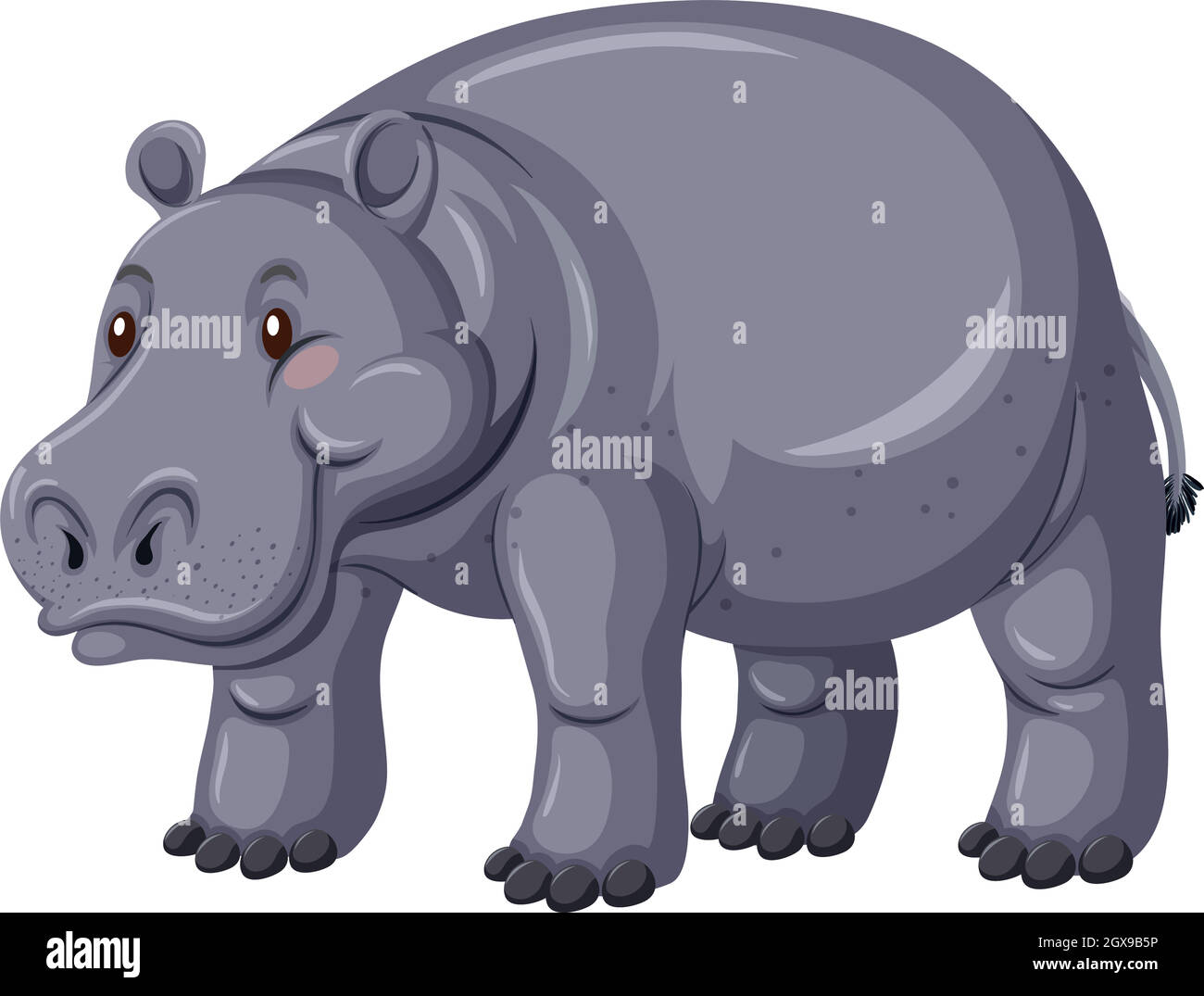 Hippo skin Stock Vector Images - Alamy