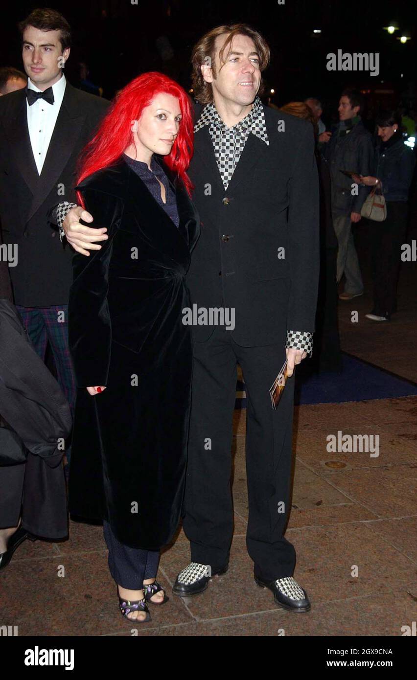 Jonathan Ross and wife at the London premiere of In The Cut. HUckle ...