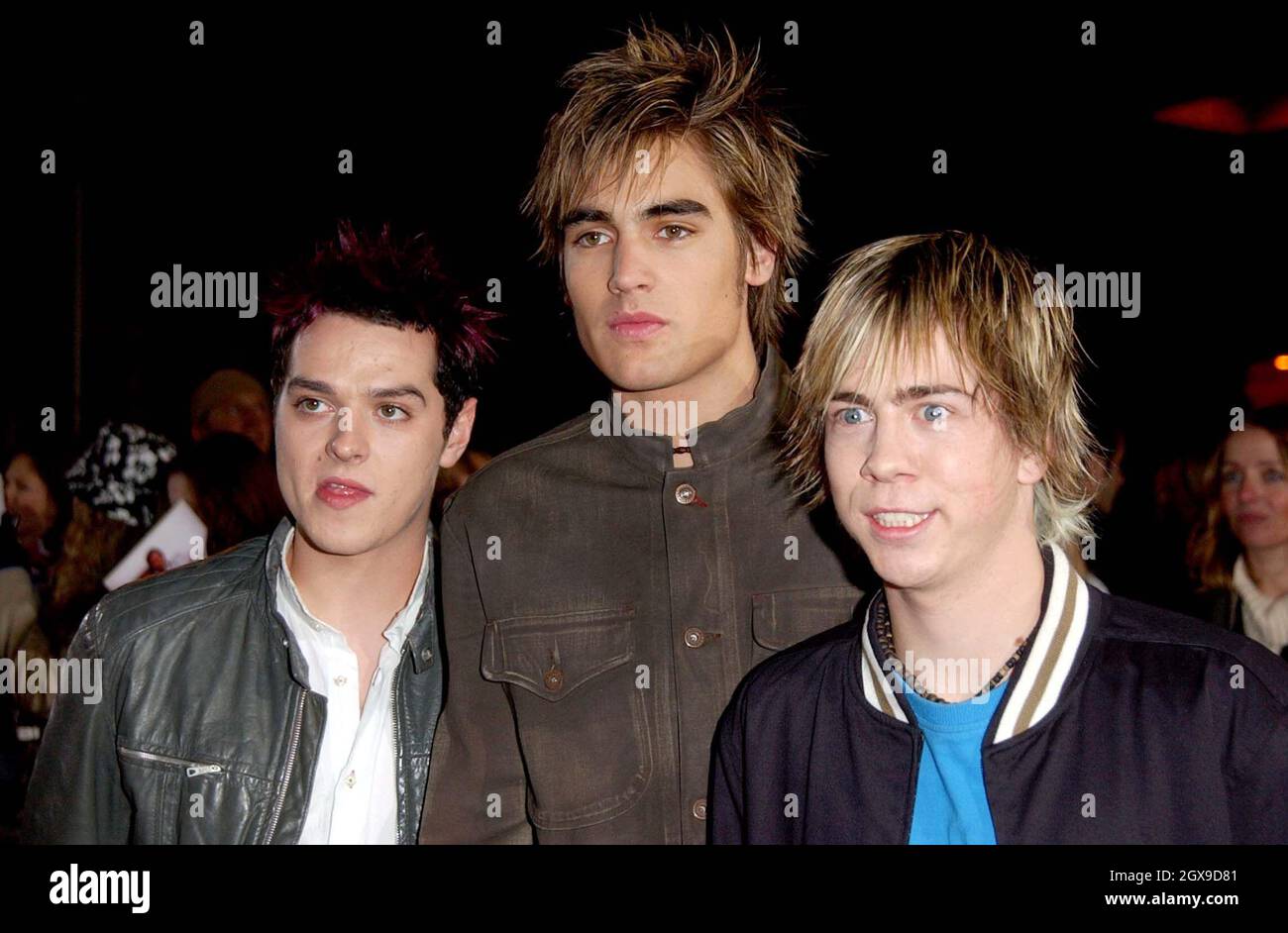 Busted arrive at the National Music Awards held at the London ...