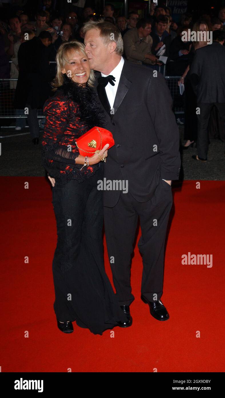 Chris Tarrant and partner at the National TV Awards held at London's ...