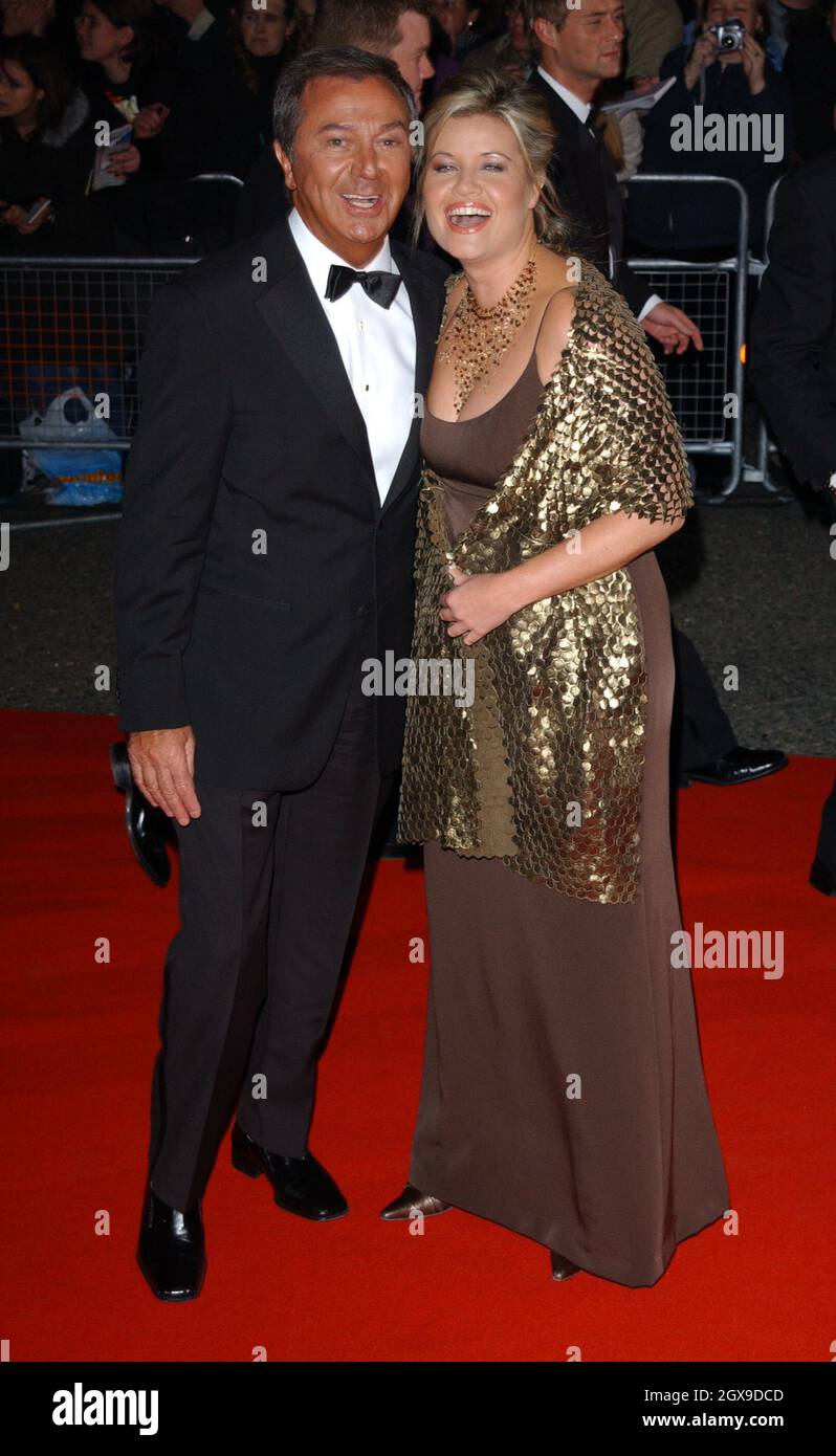 Des O'Connor and partner at the National TV Awards held at London's ...