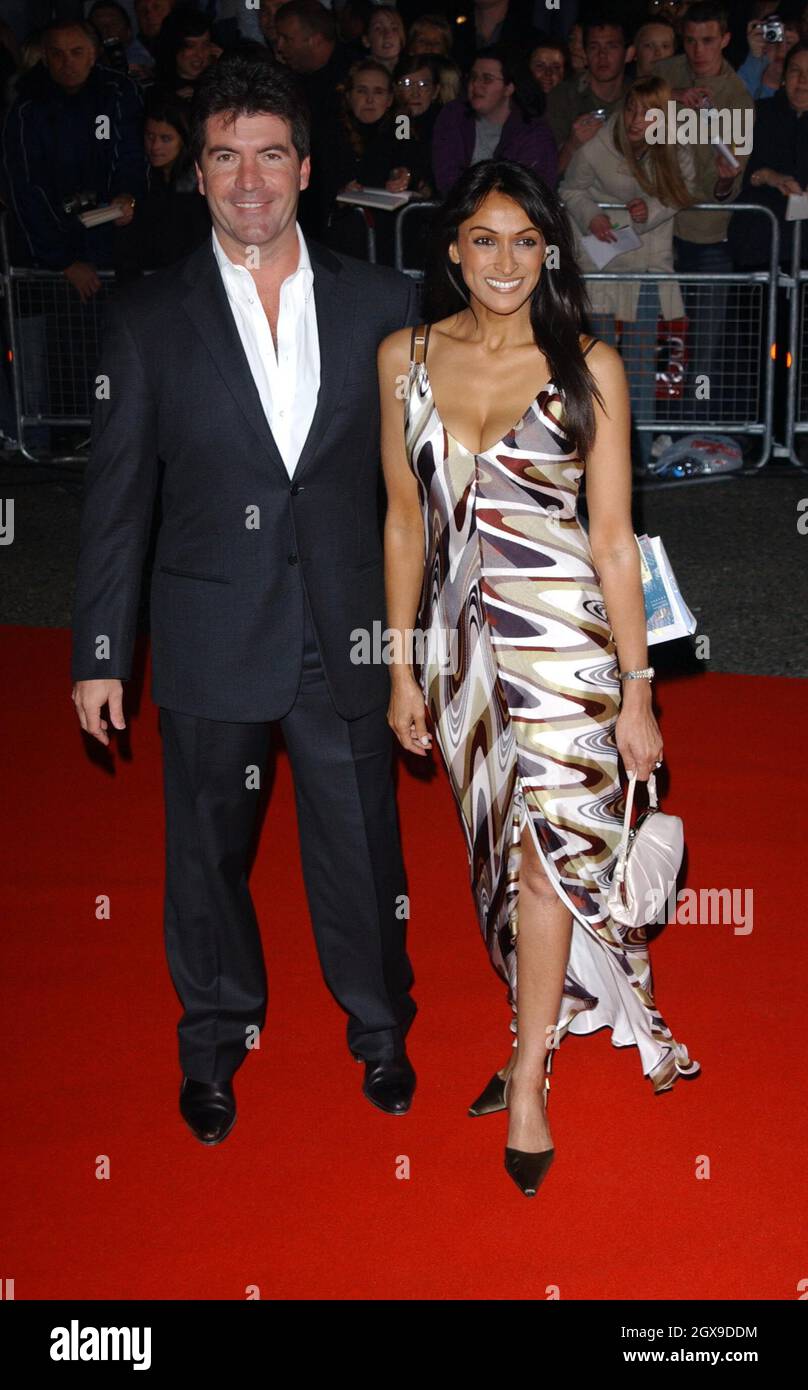 Simon Cowell and partner Jackie St Clair at the National TV Awards held ...