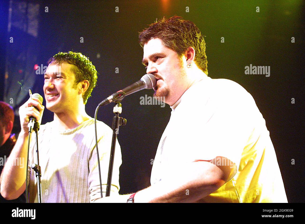 Mark Lamarr and Phill Jupitus and The Blockheads, of Ian Drury fame ...