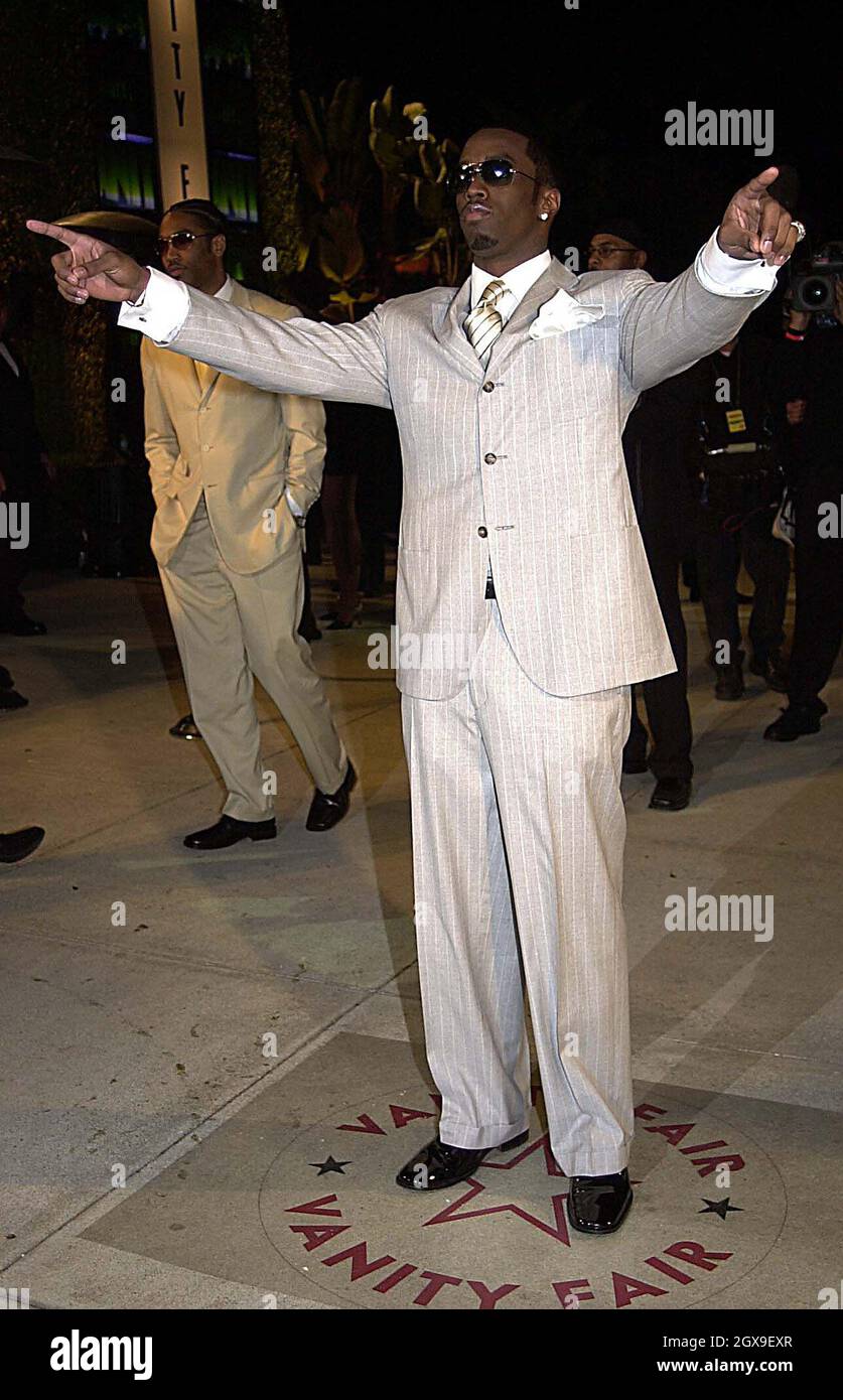 Puff Daddy at the Vanity Fair Oscar Party at Mortons in Los Angeles ...