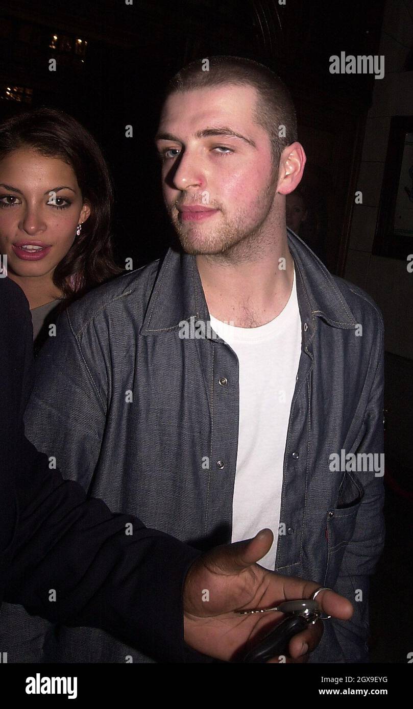 Mark from Westlife at the launch of the Destinys Child album in London ...