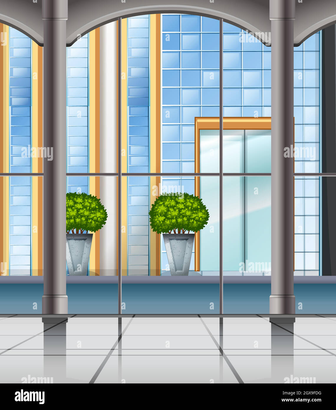 Window interior view Stock Vector Images - Alamy