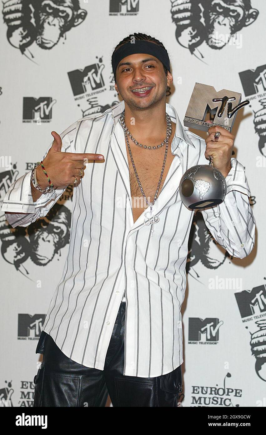 Sean Paul at the MTV European Music Awards 2003 Stock Photo - Alamy