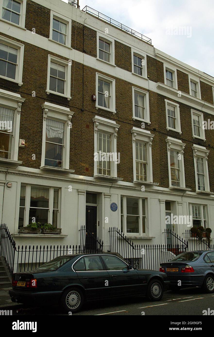 George and Alex Best's home in West London Stock Photo - Alamy