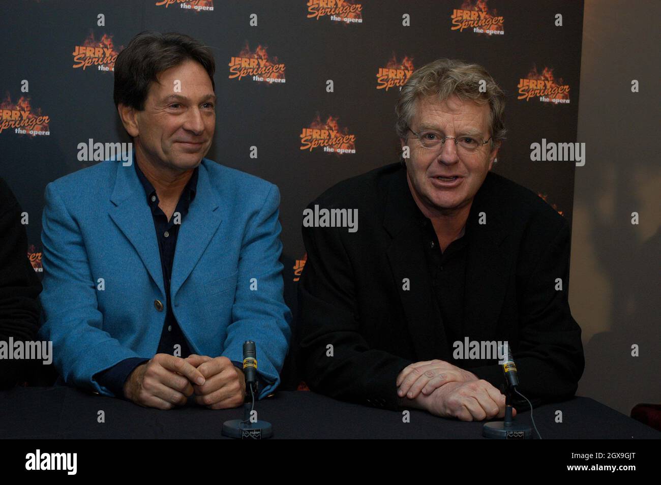 Jerry Springer outside the Cambridge Theatre, where the play (Jerry ...