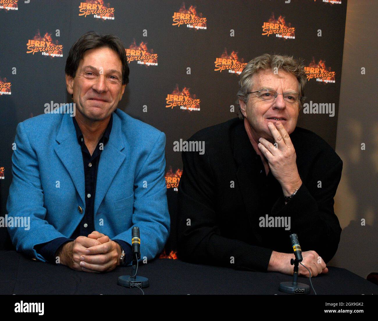Jerry Springer outside the Cambridge Theatre, where the play (Jerry ...
