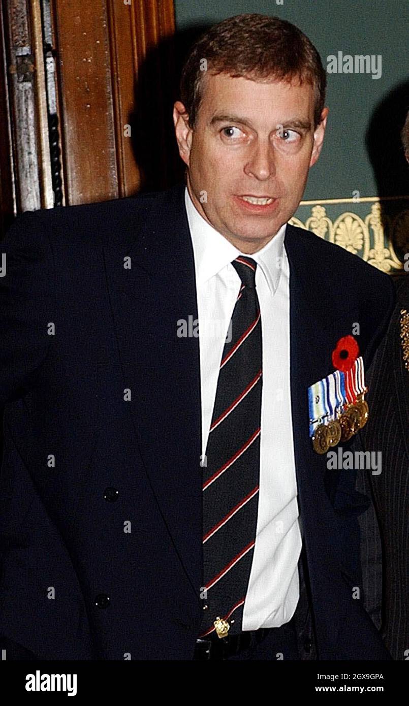 The Duke of York arrives to attend the annual Royal Festival of ...