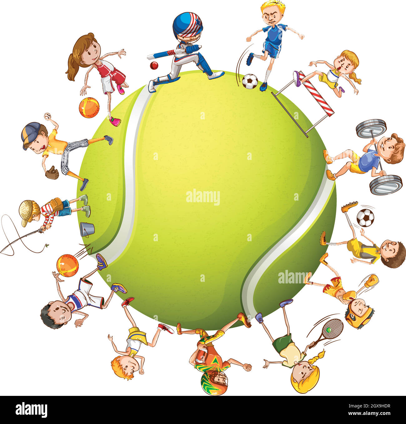 Sport people activity recreation Cut Out Stock Images & Pictures - Alamy