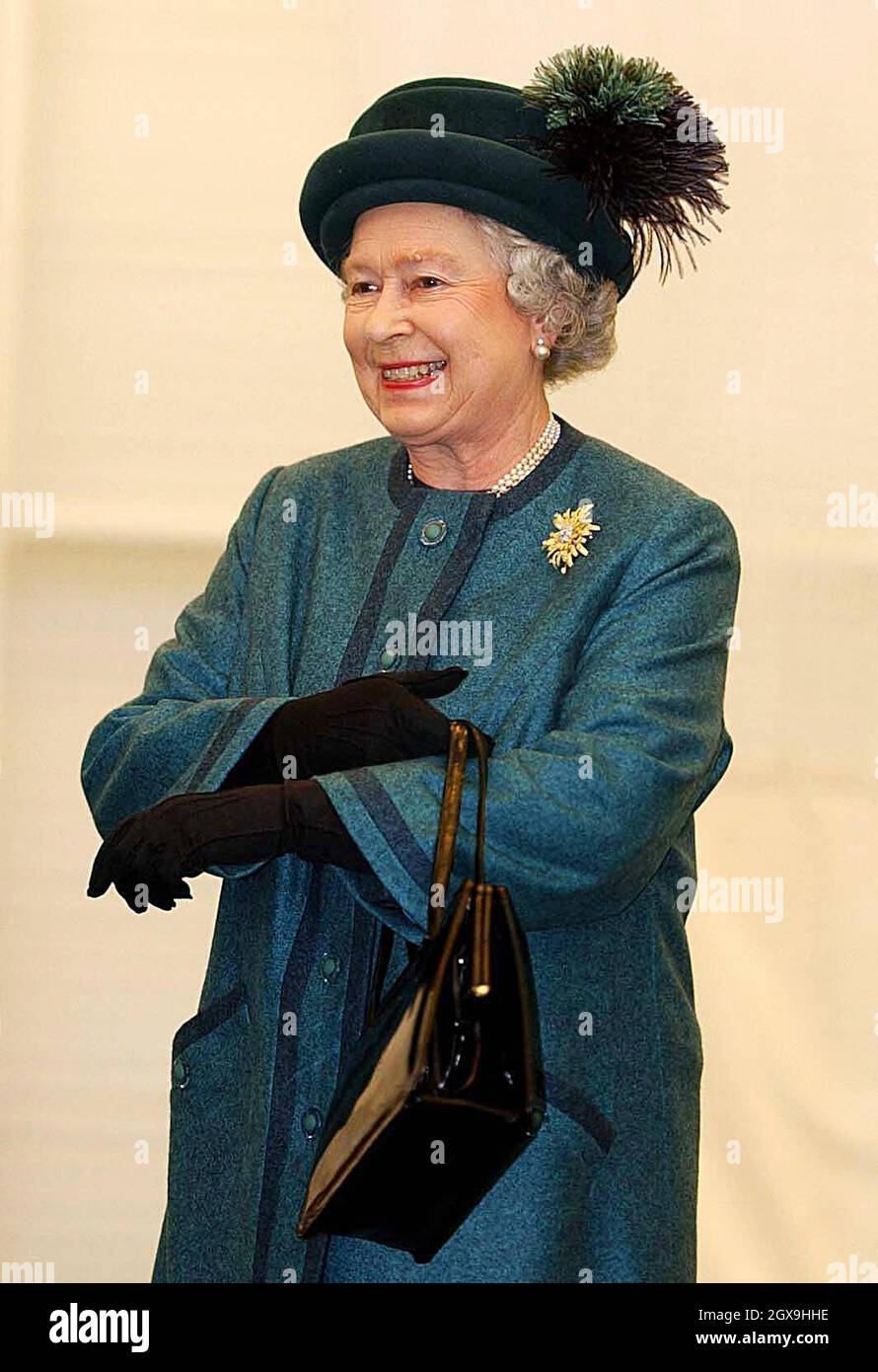 The Queen during an inaugural visit to the national cricket academy at ...