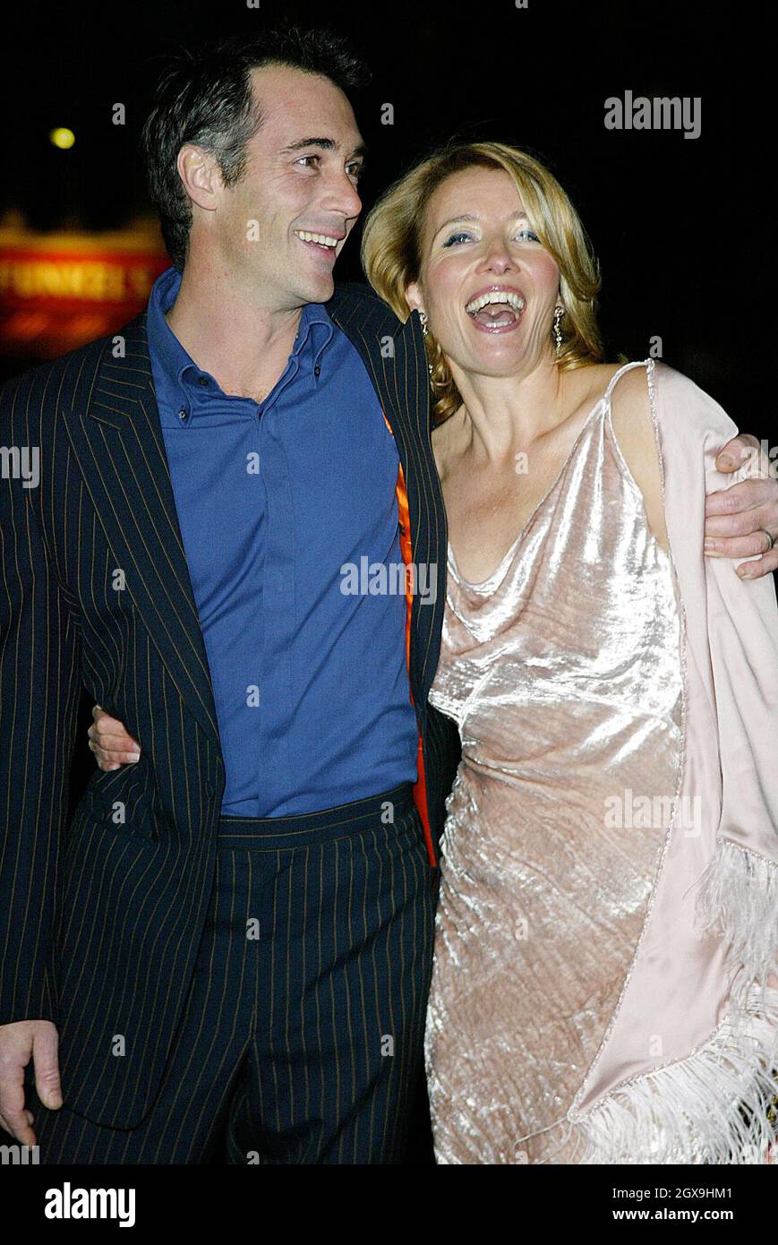 Actress emma thompson with partner greg wise hi-res stock photography ...