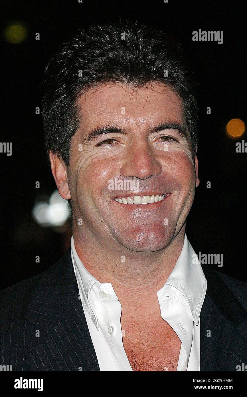Simon Cowell at the film premiere "Love Actually" in Leicester Square ...