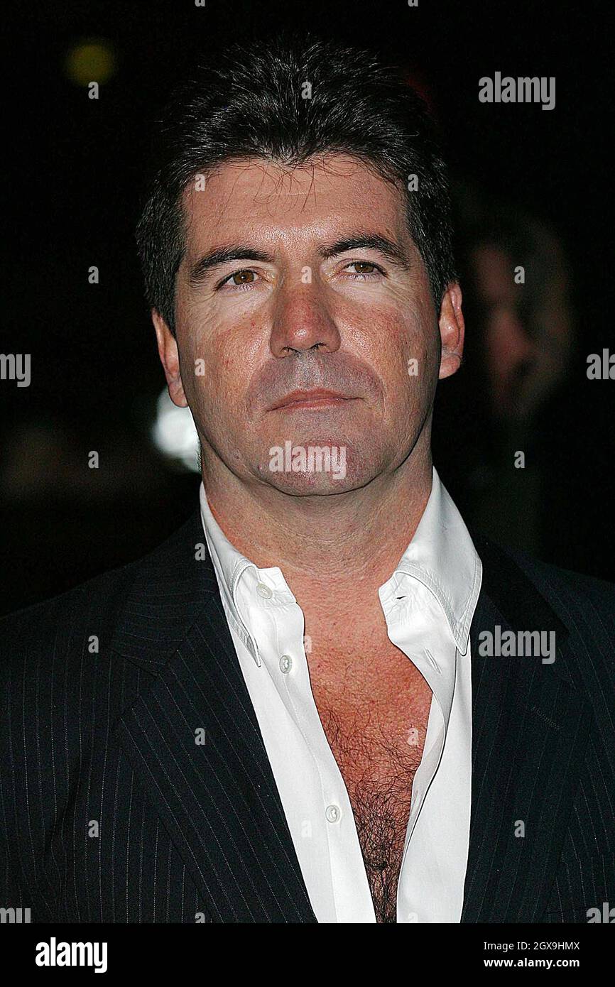Simon Cowell at the film premiere "Love Actually" in Leicester Square ...
