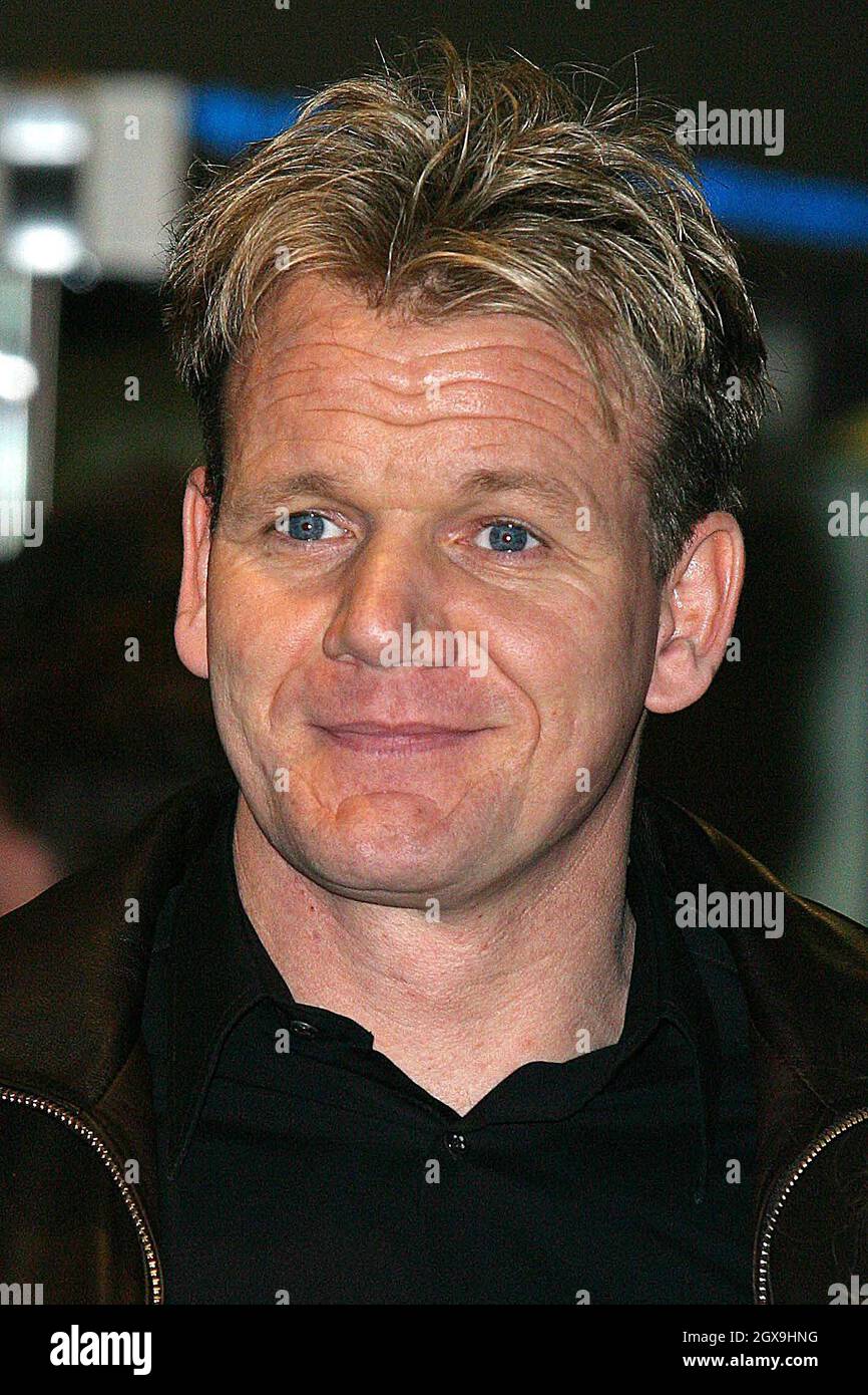 Gordon Ramsay at the film premiere "Love Actually" in Leicester Square ...