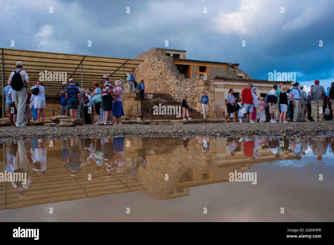 Ruins of the Minotaur's Labyrinth on Crete Stock Photo - Alamy