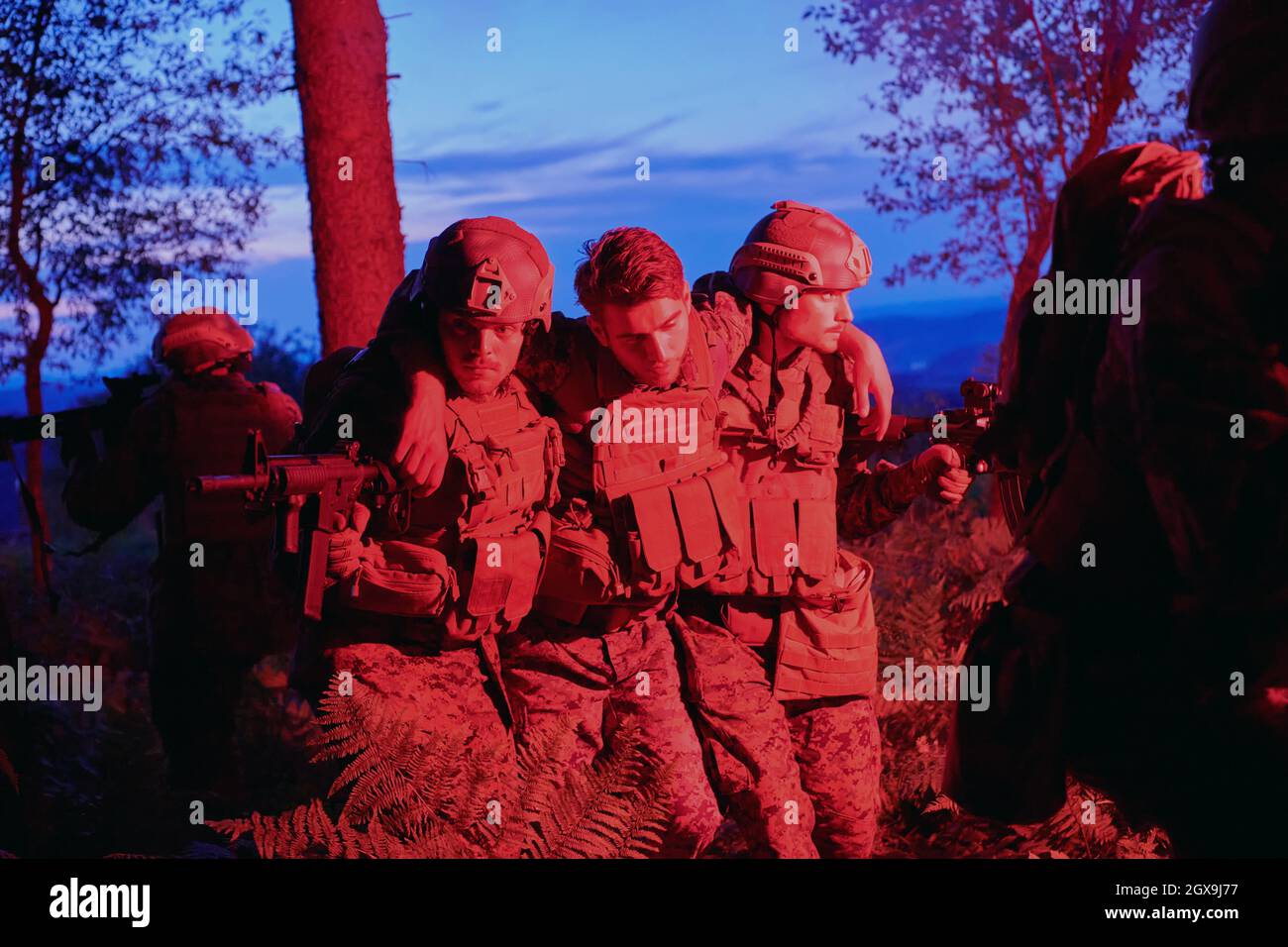 With the commando support group hi-res stock photography and images - Alamy