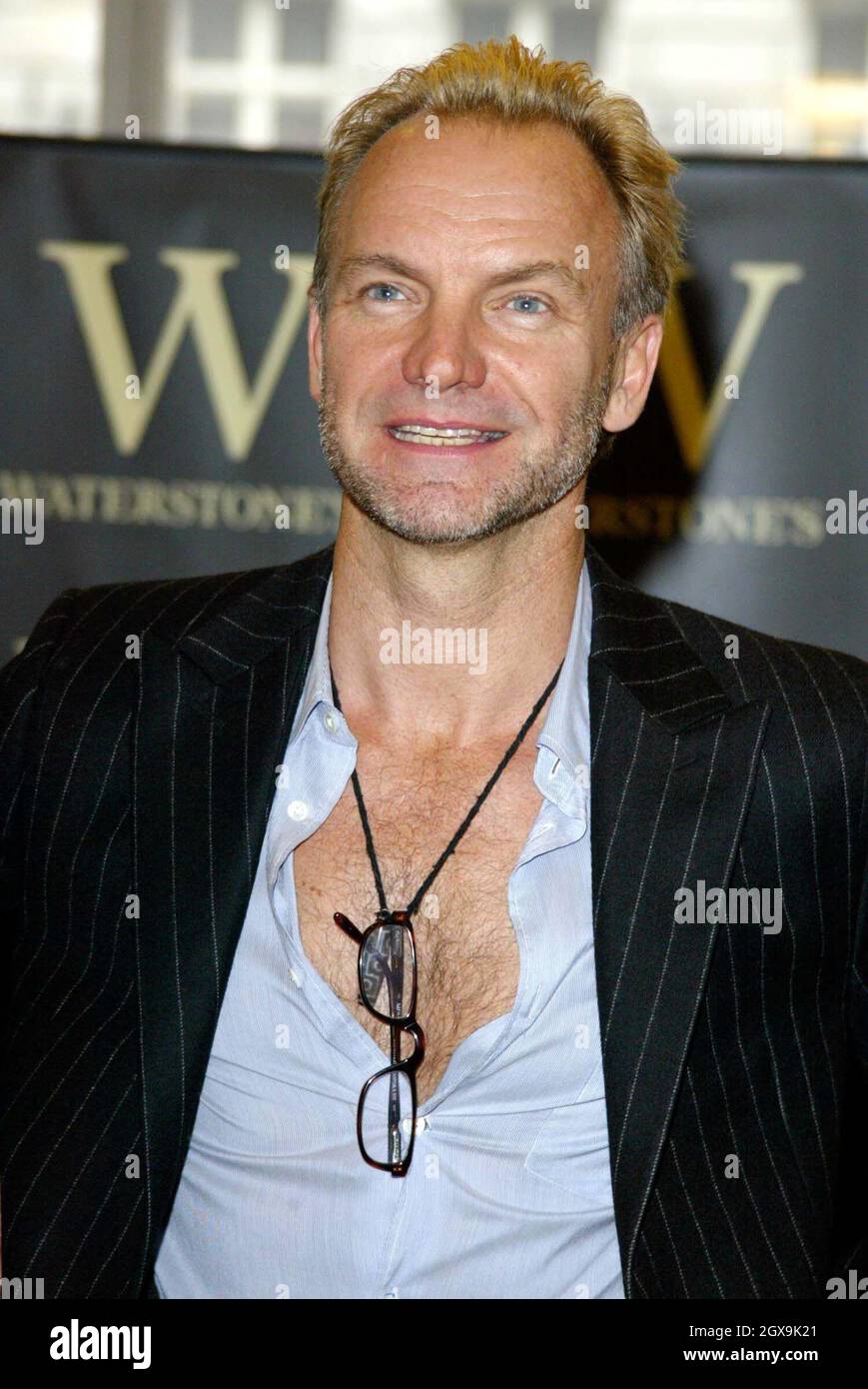Sting at Waterstone's bookshop in Piccadilly, London. The Grammy Award ...