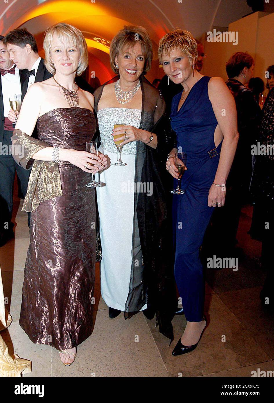 Esther Ranzen with `Bad Girls' Vicky Alcock and Linda Henry at ...